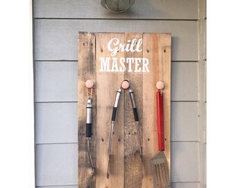 Bbq utensil holder | Etsy