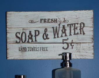 Vintage soap sign | Etsy