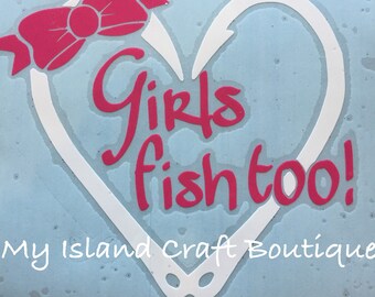 Funny fishing decal | Etsy