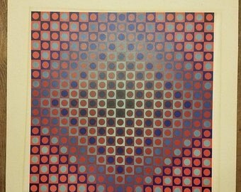 Victor vasarely | Etsy