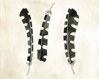 Woodpecker feathers | Etsy