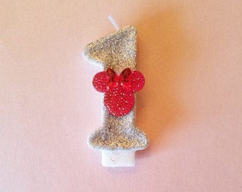 Minnie mouse candle | Etsy
