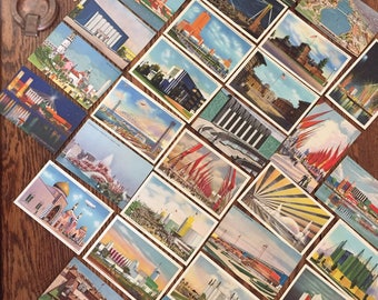 Worlds fair postcard | Etsy