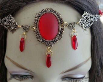 Ruby circlet | Etsy