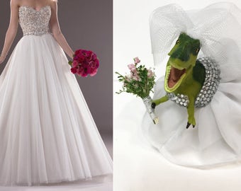 Dinosaur bride | Etsy