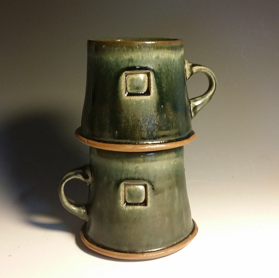 Earthy rustic and functional wheel thrown by LorettaWrayPottery