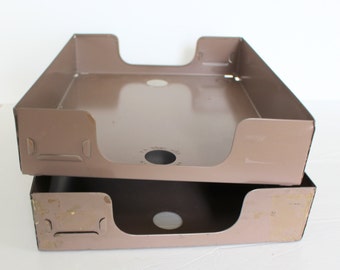 Metal paper tray | Etsy