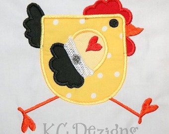 Chicken embroidery | Etsy