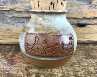 Pottery chicken | Etsy