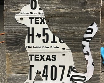 Cat license plate | Etsy