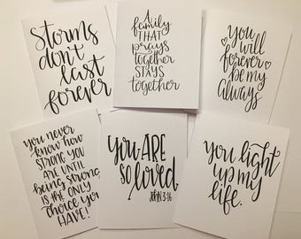 Inspirational card | Etsy