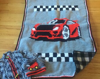 Crochet race car | Etsy