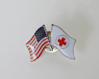 Red cross flag | Etsy