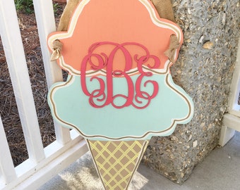 Ice cream cutout | Etsy