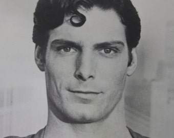 Vintage SUPERMAN George Reeves 8 x 10 Portrait Ready to Frame