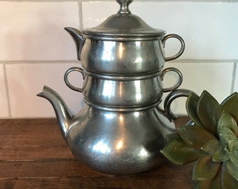 Unique pewter tea pot related items | Etsy