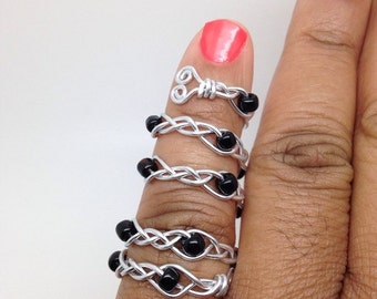 Full finger ring | Etsy