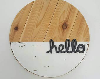 Rustic welcome sign | Etsy