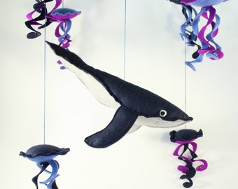 Whale mobile | Etsy
