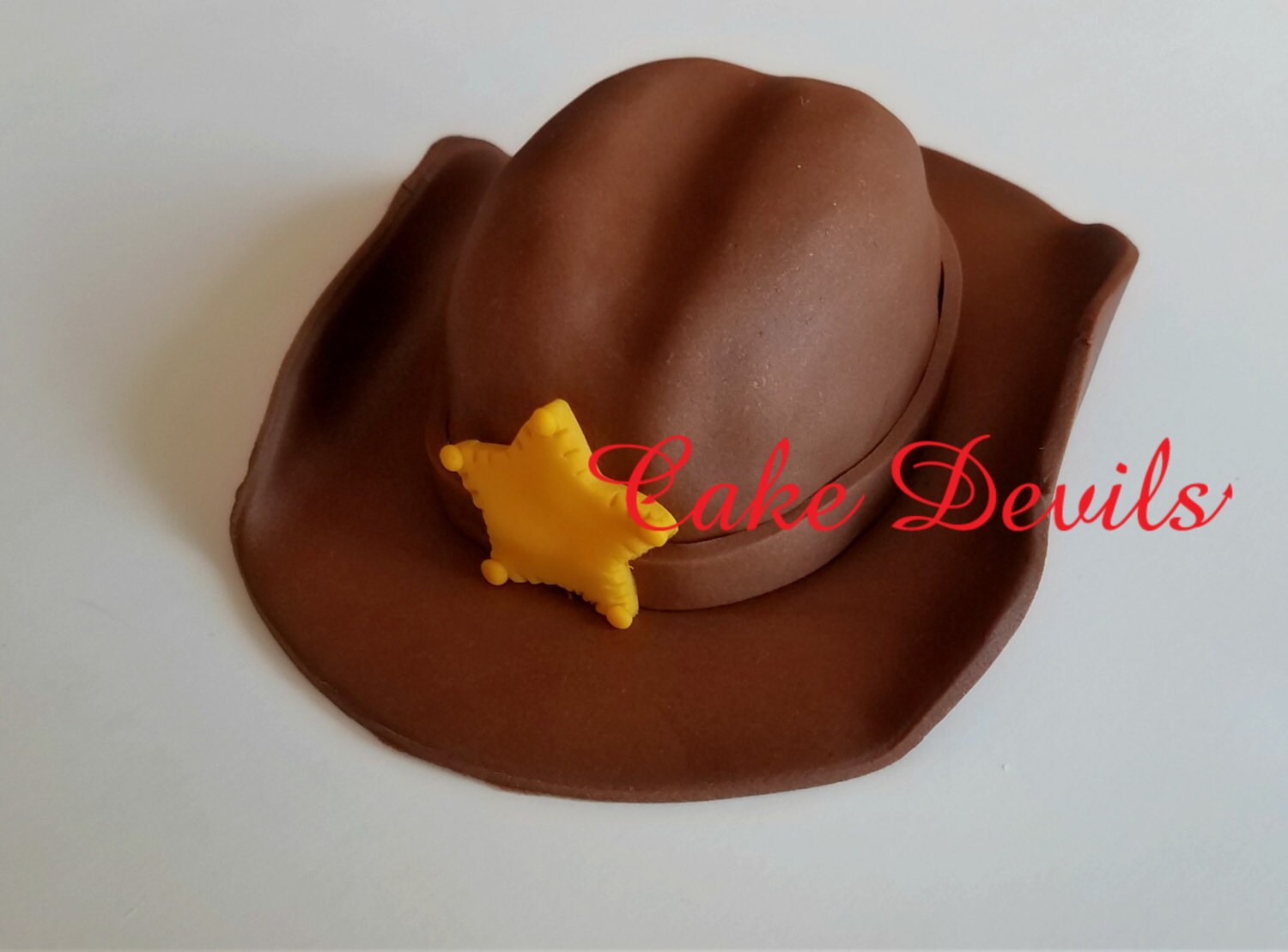 Cowboy Hat Cake Topper handmade edible fondant Cowgirl Hat