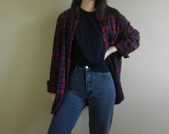 Oversize flannel | Etsy