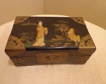 Asian jewelry box | Etsy