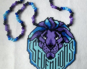 Lion perler bead | Etsy