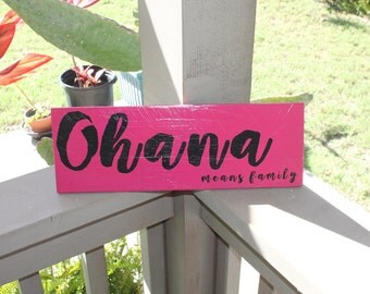 Ohana sign | Etsy