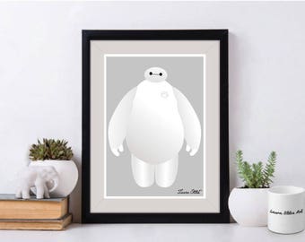 Baymax art | Etsy
