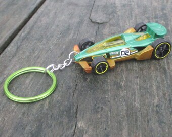 Race car keychain | Etsy