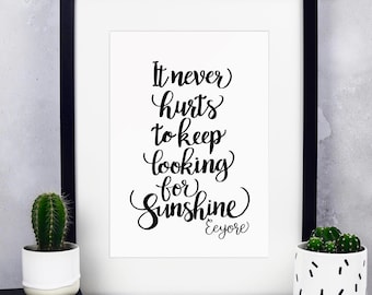 Eeyore quote | Etsy