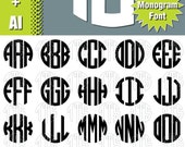 Monogram letters | Etsy