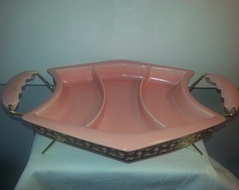 Pink serving tray | Etsy