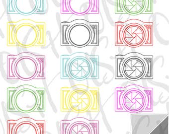 Camera outline | Etsy