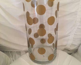 Polka dot vase | Etsy