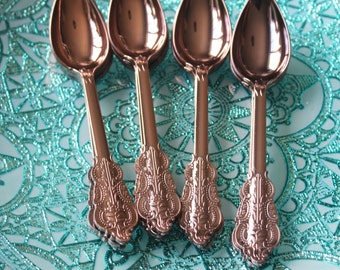 Rose gold cutlery | Etsy