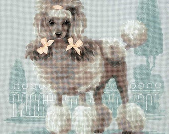 Poodle cross stitch | Etsy