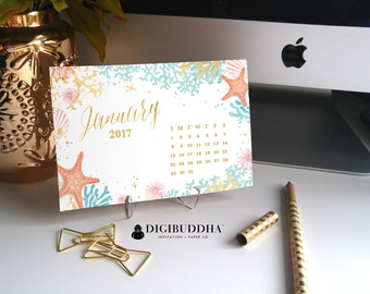 Beach calendar | Etsy