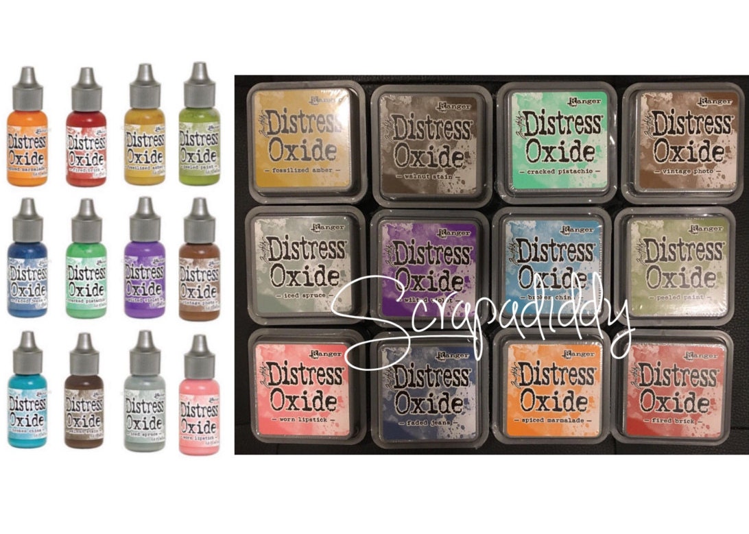 Ranger Tim Holtz DISTRESS OXIDE Ink Pads and Reinkers Set