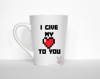 Heart coffee cup | Etsy