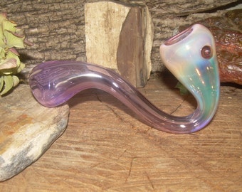 Unique purple glass pipe related items | Etsy
