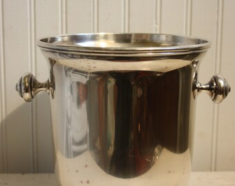 Silver ice bucket | Etsy