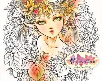 Light Dark & Between Fantasy Art of Mitzi by AuroraWings on Etsy