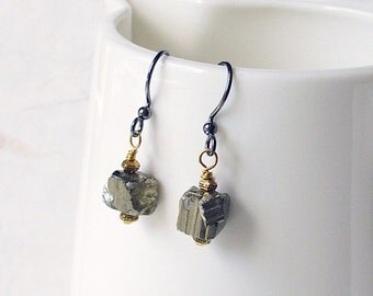 Pyrite jewelry | Etsy