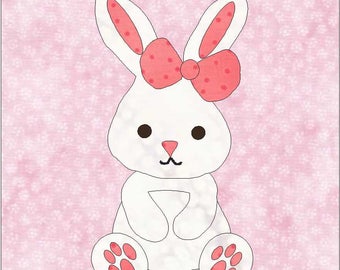 Bunny applique | Etsy