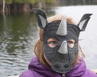 Rhino mask | Etsy