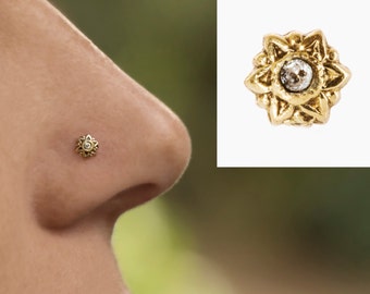 Star nose ring | Etsy