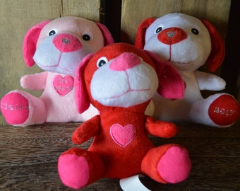 Valentine plush | Etsy