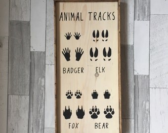 Animal tracks | Etsy