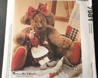 Memory bear pattern | Etsy